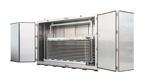 Plate Freezer From Square- Efficient Frozen Blocks Products Freezing