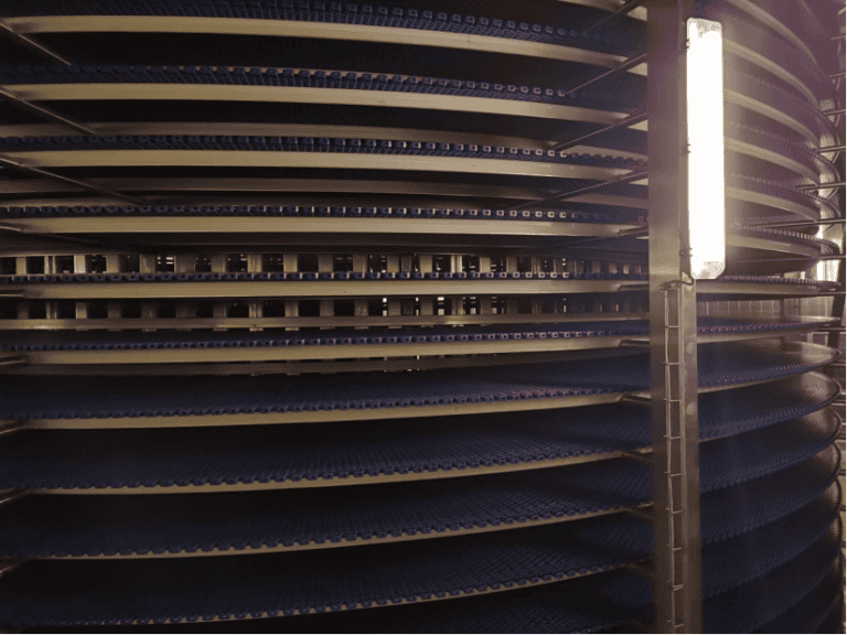 Spiral Freezers for Quick Frozen Foods | Square Technology